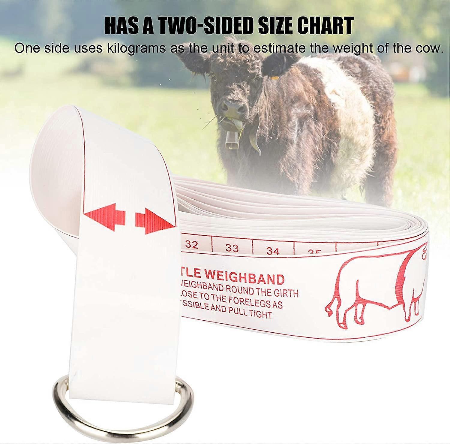 2.5m Cattle Body Weight Tape Measure, Portable Bust Weight Contrast ...