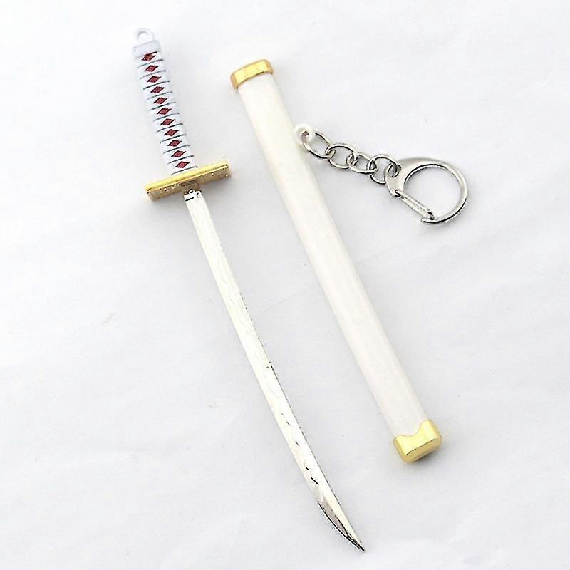 Mini Anime Demon Sword Keychain Katana Ghost Blade Metal Pendant ...