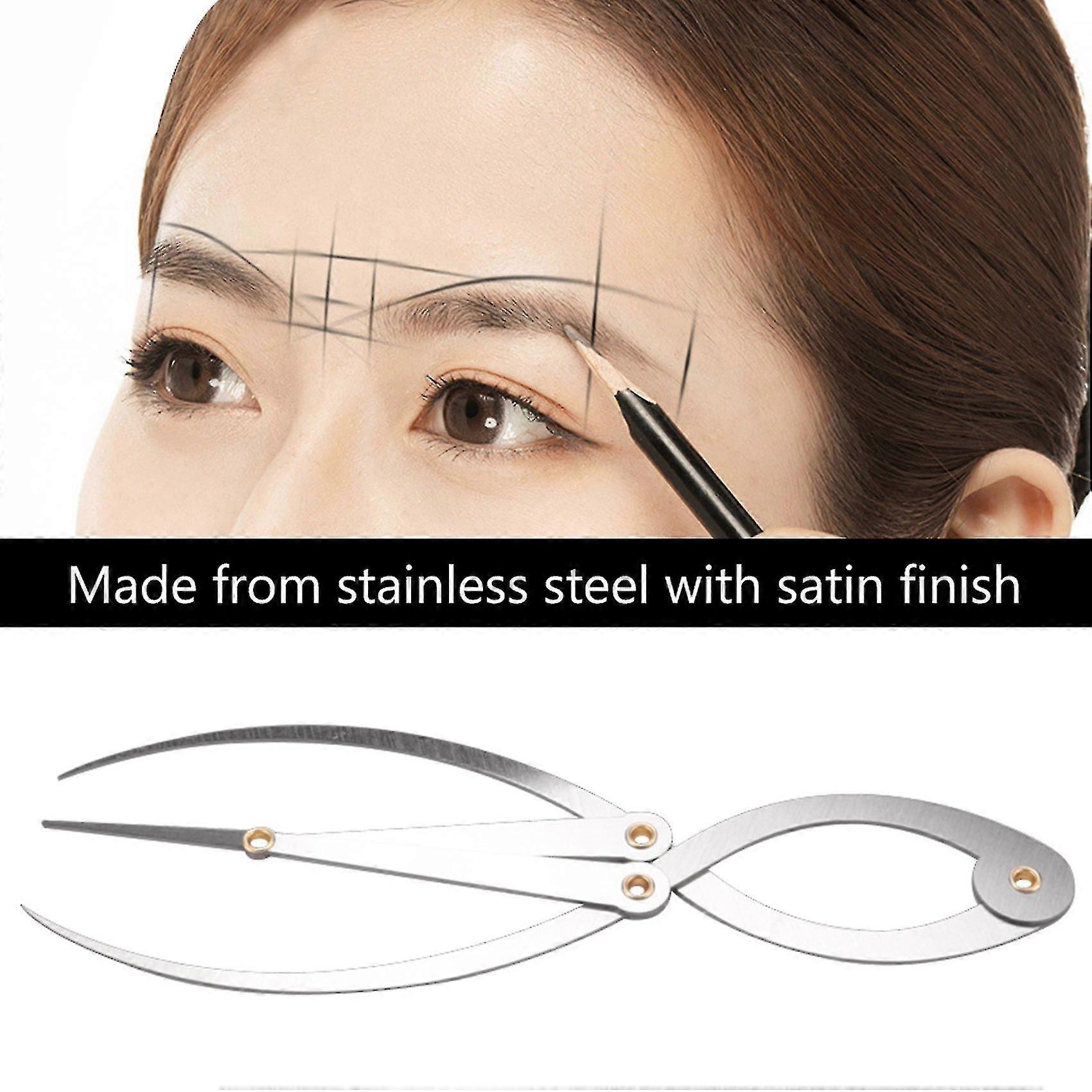 Mean Calipers Golden Ratio Calipers Stainless Steel Eyebrow Ruler 1:1 ...