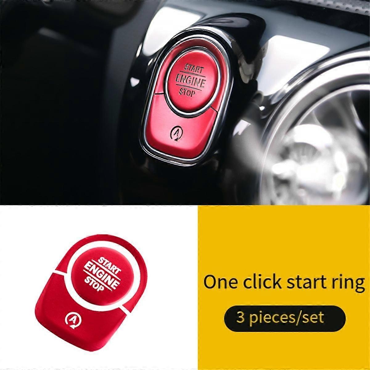 Engine Start Stop Switch Button Sticker One-Touch Ignition Switch ...
