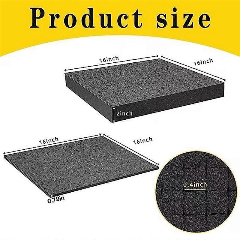 4 Pieces Foam Insert for Cases Tool Box Foam Grid Line Foam Cubes ...