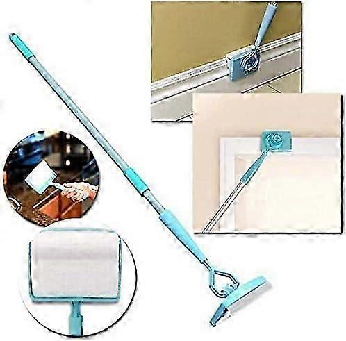 Baseboard Cleaner Mop,Retractable Handle Household Cleaning Brush ...