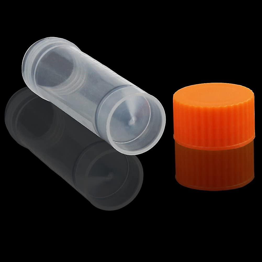 200pcs Plastic Test Tubes With Screw Cap,5ml Centrifuge Test Tube ...