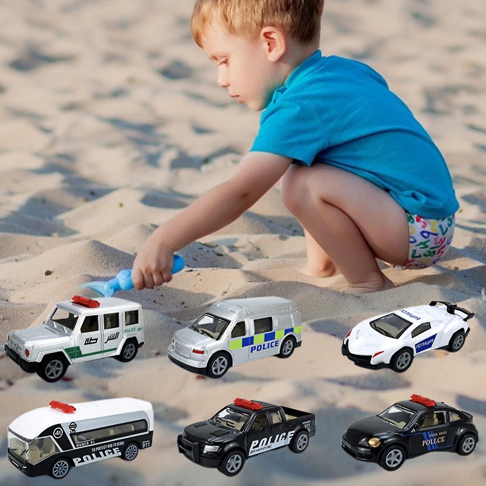 Car Model Realistic Simple Operation Alloy Police Car Model Kids Toy ...