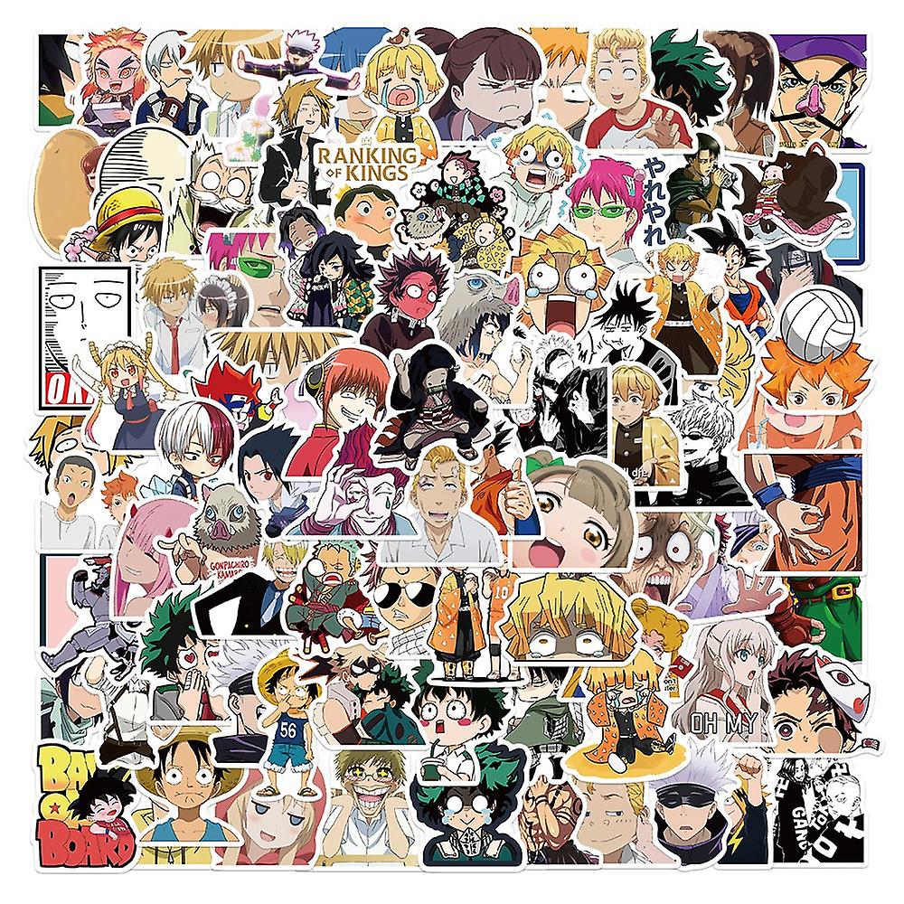 100pcs Anime Stickers Mixed Pack Anime Stickers Anime Sticker Pack ...