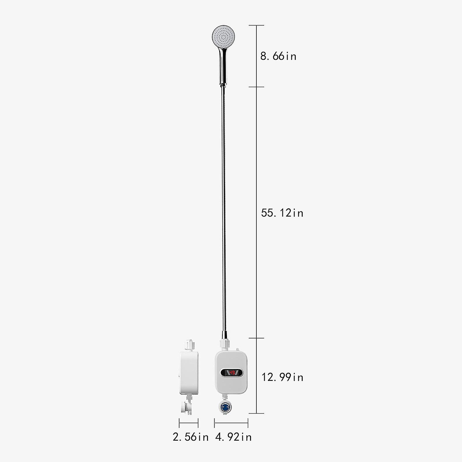 3000w Instant Electric Water Heater Fast Heating Small Electric Kitchen ...