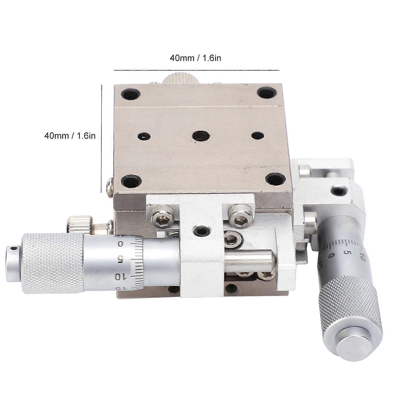 Linear Sliding Table Manual Platform XY Axis Guide Type Cross Roller ...