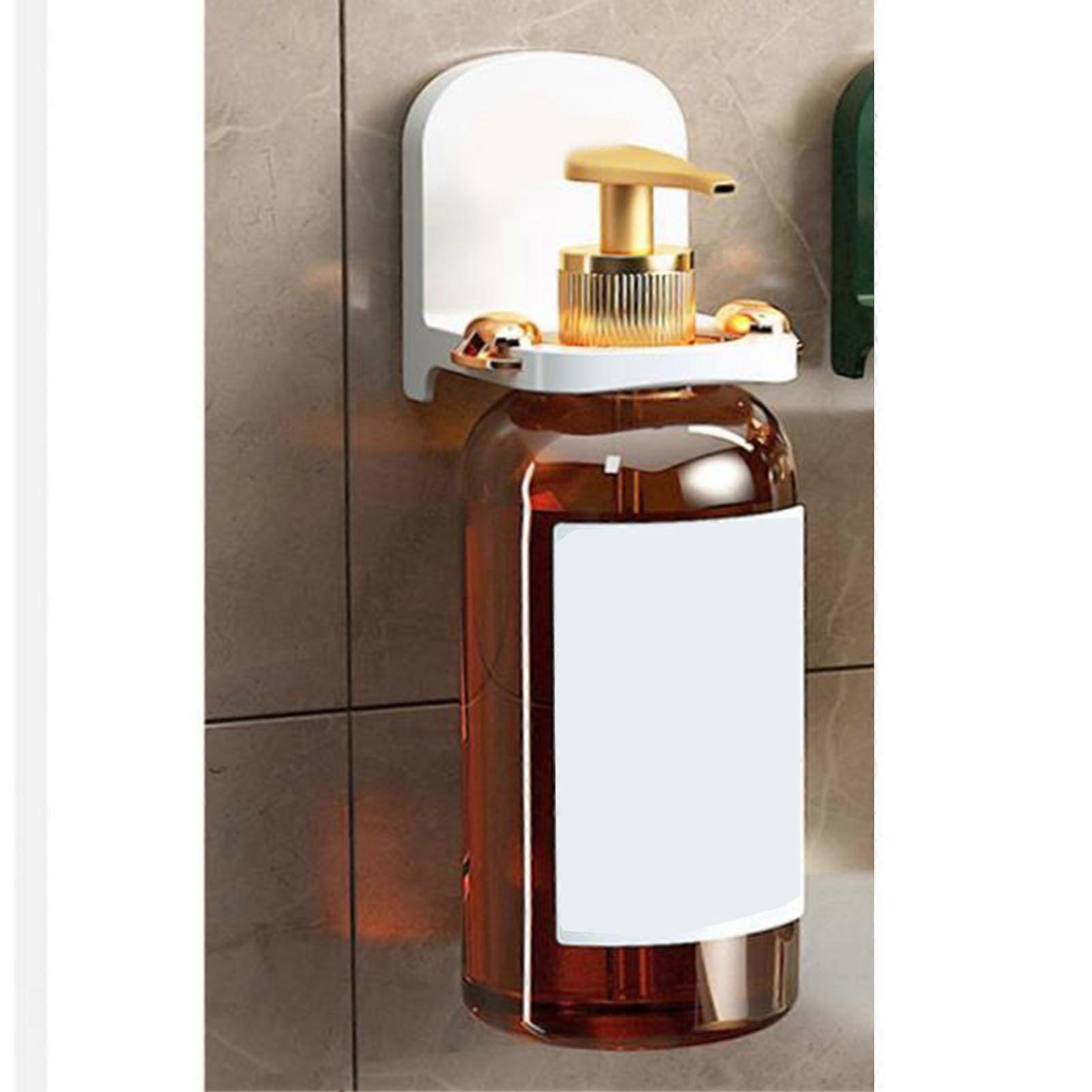 Shampoo Bottle Holder Wall Mount Adhesive Hanging No Drilling Bathroom ...