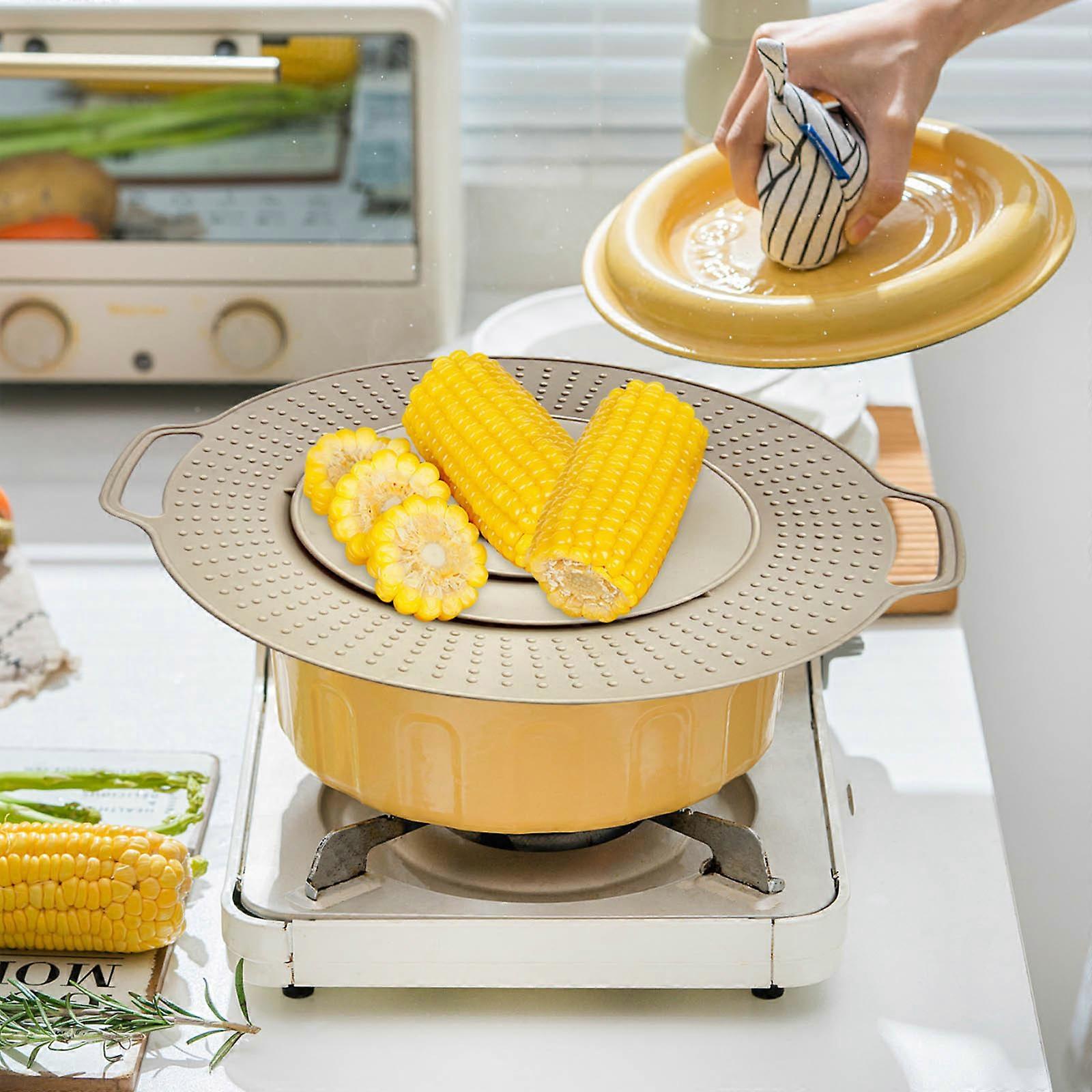 Silica Gel Spill-proof Pot Lid Boil Congee Avoidance Overflow Douse And ...