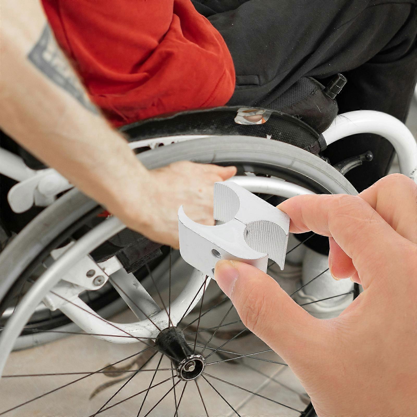 Wheelchair Pipe Clamp Cane Holder Wheelchair Pipe Holder Clamp Metal ...