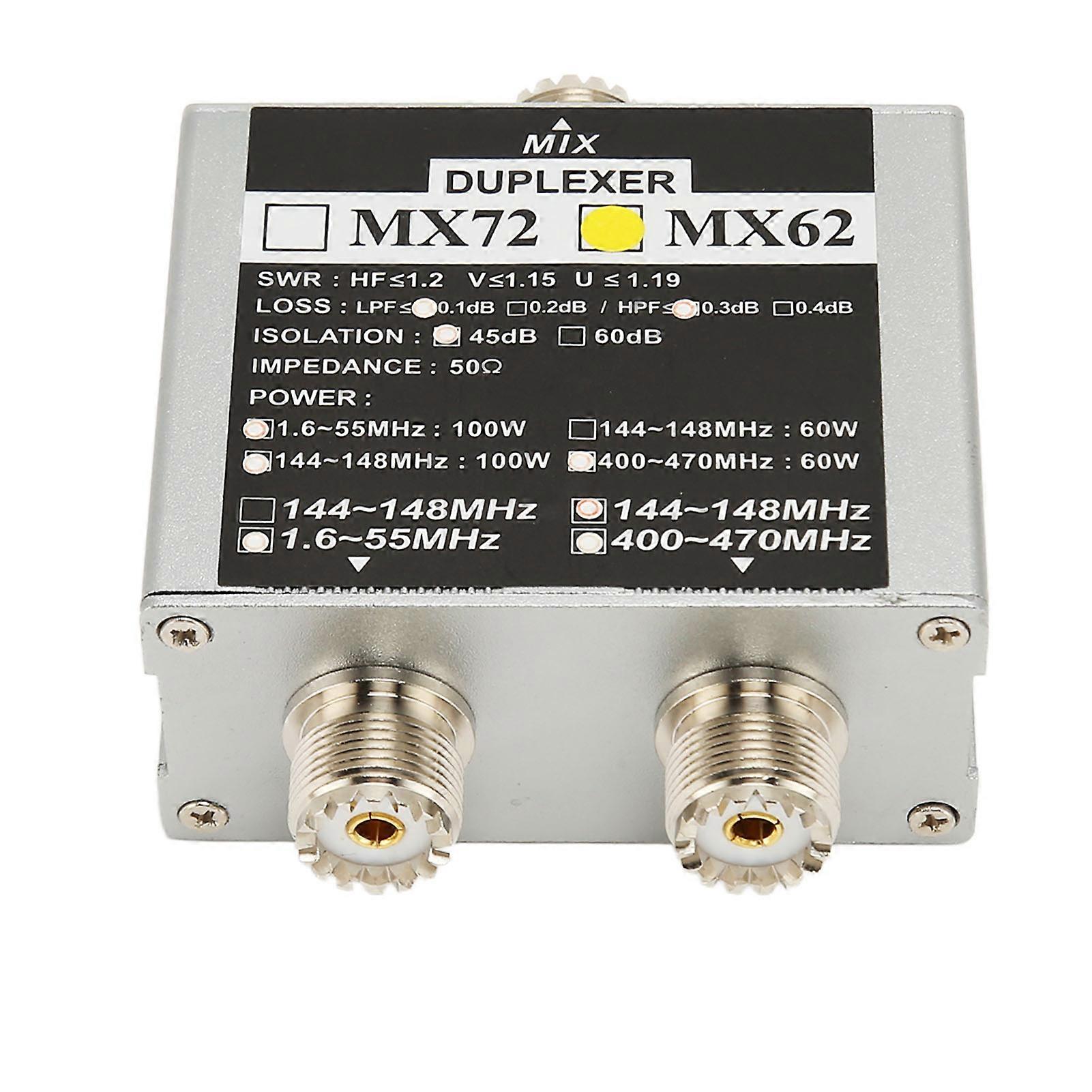 Antenna Combiner VHF UHF HF Short Wave 3 Band Transit Station Combiner ...