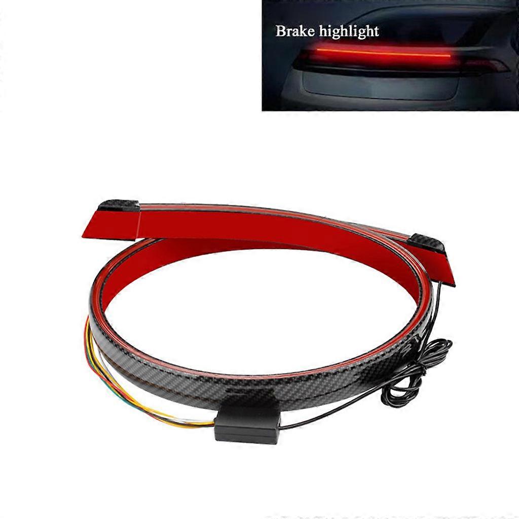 Universal LED Rear Spoiler Lip Kit for Car Trunk Exterior Brake Light ...