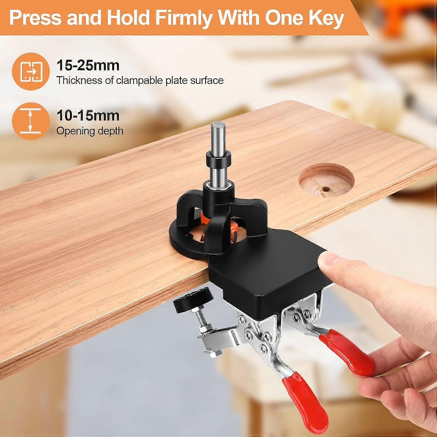 35mm Hinge Jig Double Clamp,Concealed Hinge Jig Drilling Hole Puncher ...