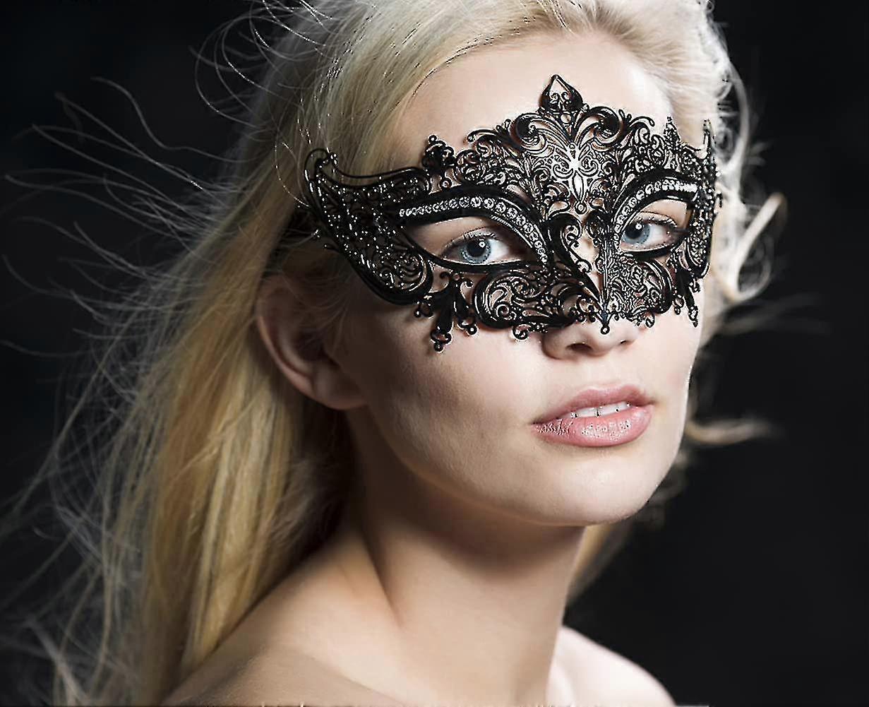 Lady Of Luck Masquerade Masks, Venetian Masks, Metal Masquerade Mask ...
