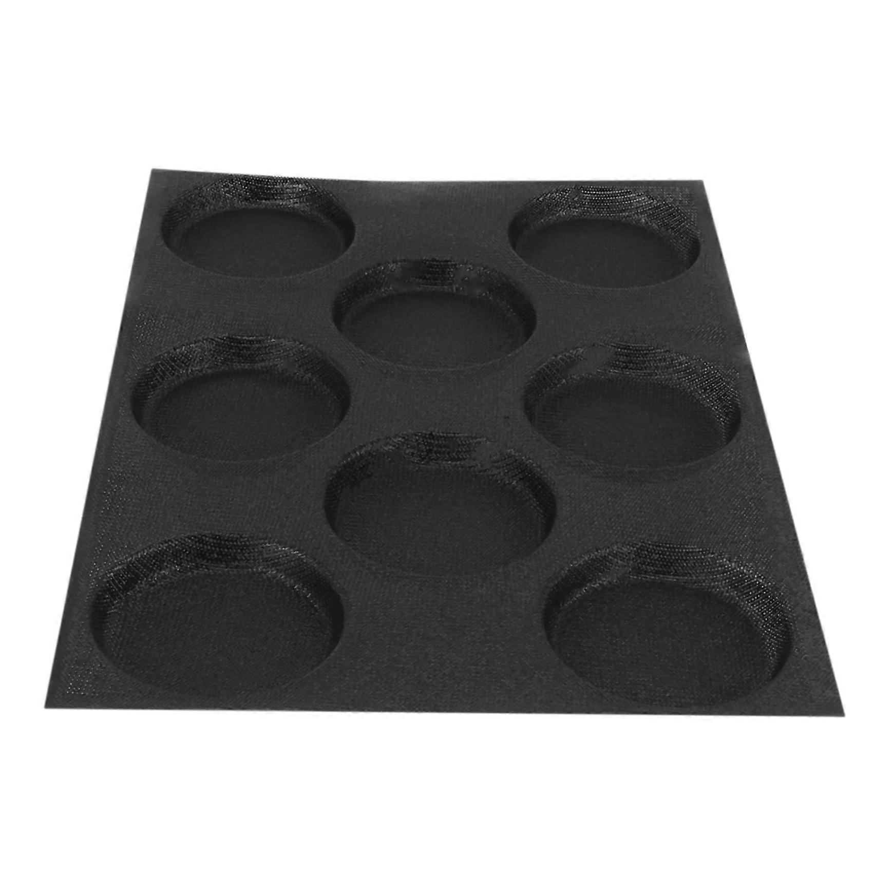 2X Silicone Hamburger Bread Forms Perforated Bakery Molds Non Stick ...