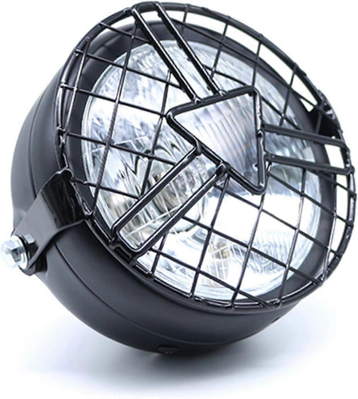 Universal Motorcycle Headlight, 6 '' Halogen Headlight with Lampshade ...