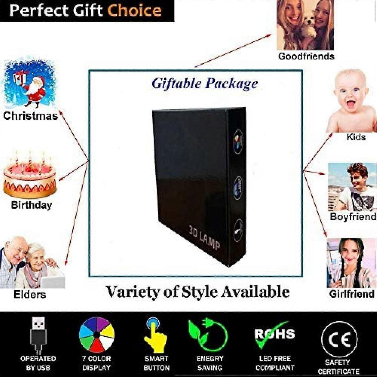 The Seven Deadly Sins Escanor LED Night Light for Bedroom Decor Gift ...