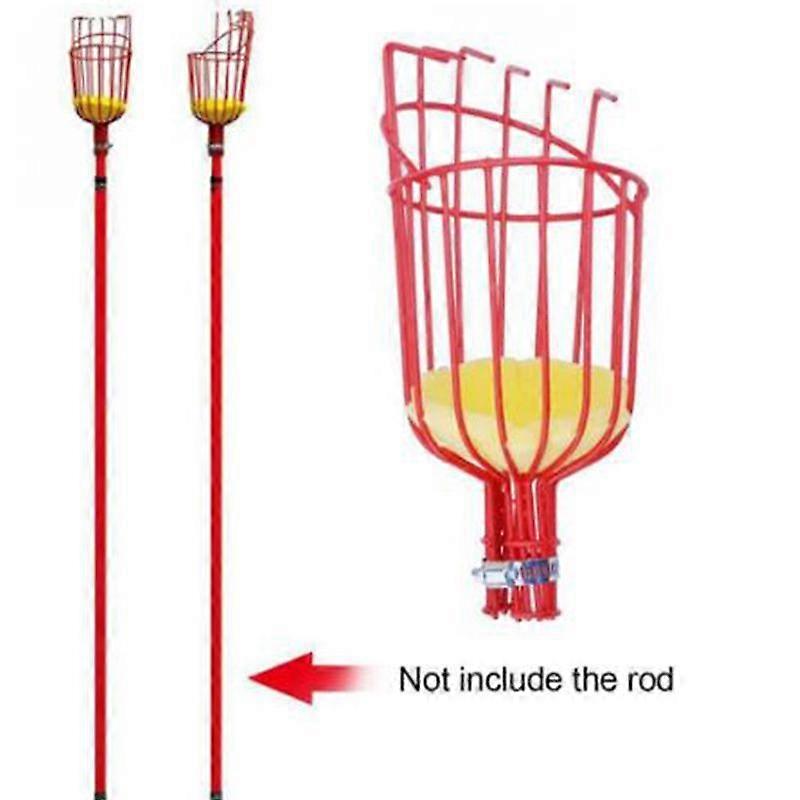 Fruit Picker Tool, Fruit Catcher Head, Grabber Stick Metal, Outdoor ...