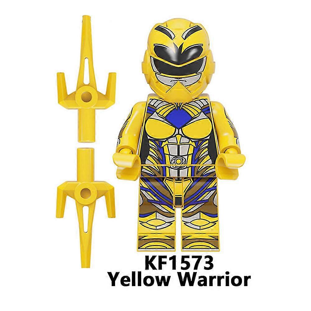 7pcs Power Rangers Building Blocks Minifigures Assembly Toys Set ...