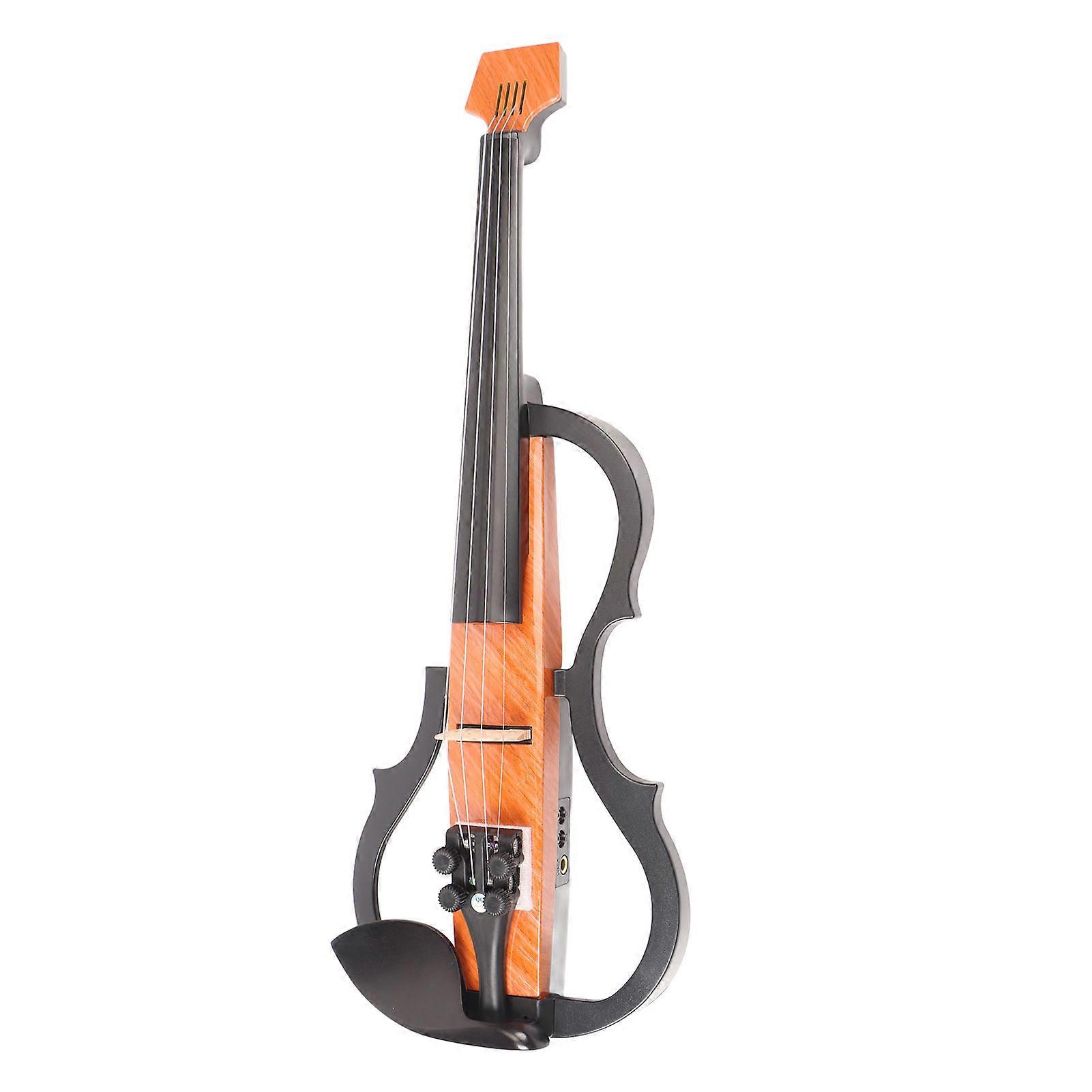 Silent Electric Violin 4/4 Floor Tile Pattern Carbon Fiber Maple Wood ...