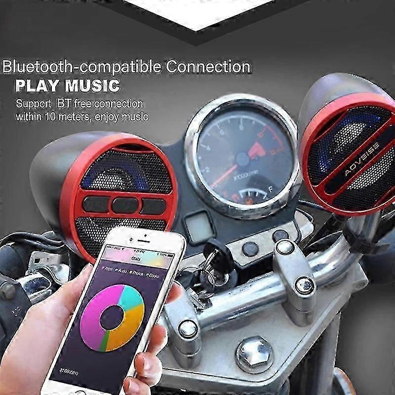 Jwl-waterproof Motorcycle Mp3 Player Amplifier Loudspeake 12v Music ...