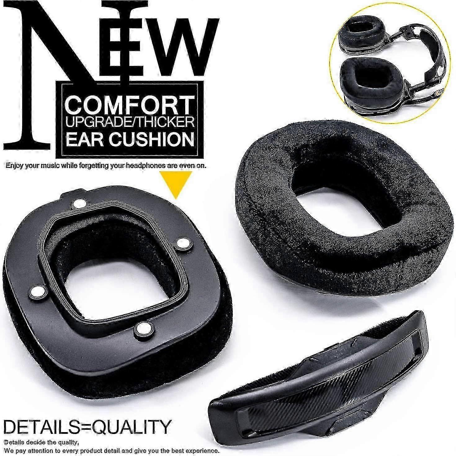 Astro A40 TR Ear Pads for Astro A40TR Gaming Headset: Velour Ear ...