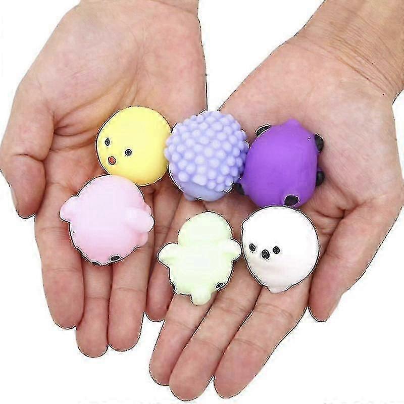 Mochi Squishy Toys - 24 Pcs Random Toy Animals - Mini Squishy Animal ...