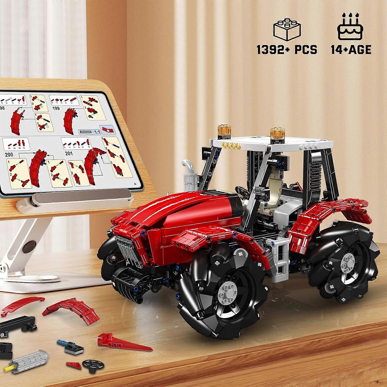 Mould King Technic Tractor Kit - 1392PCs RC Remote Control Farm Vehicle ...