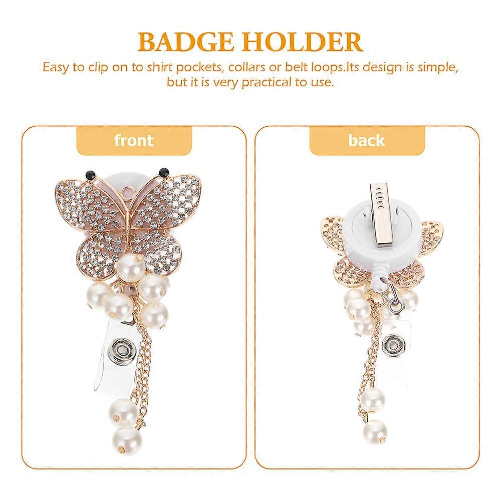 Badge Holder Multi-Function Id Clip for Fixing Assorted Color 2Pcs ...