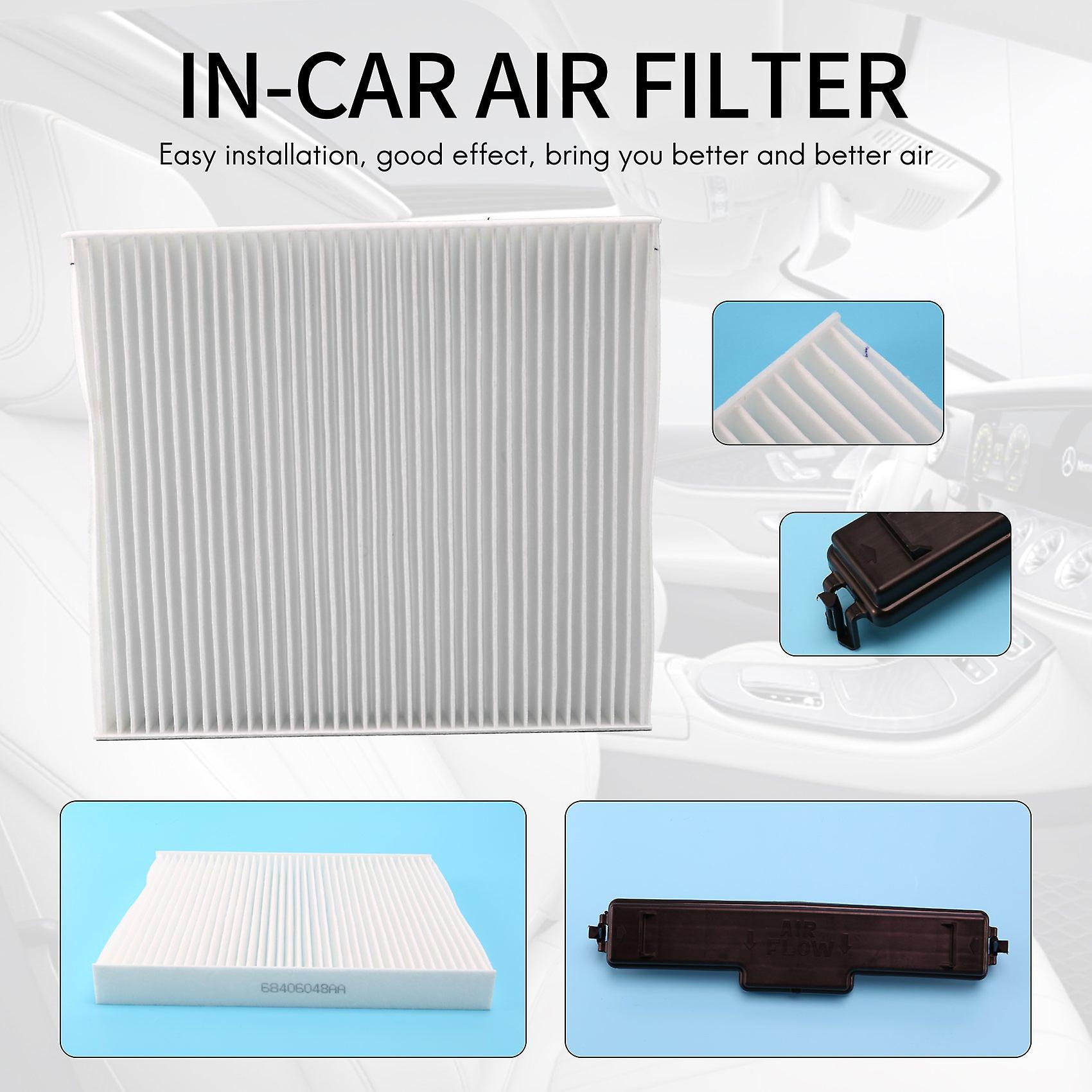 For DODGE RAM 1500 2500 3500 Cabin Air Filter Kit Cabin Air Filter & Filter Access Door ...