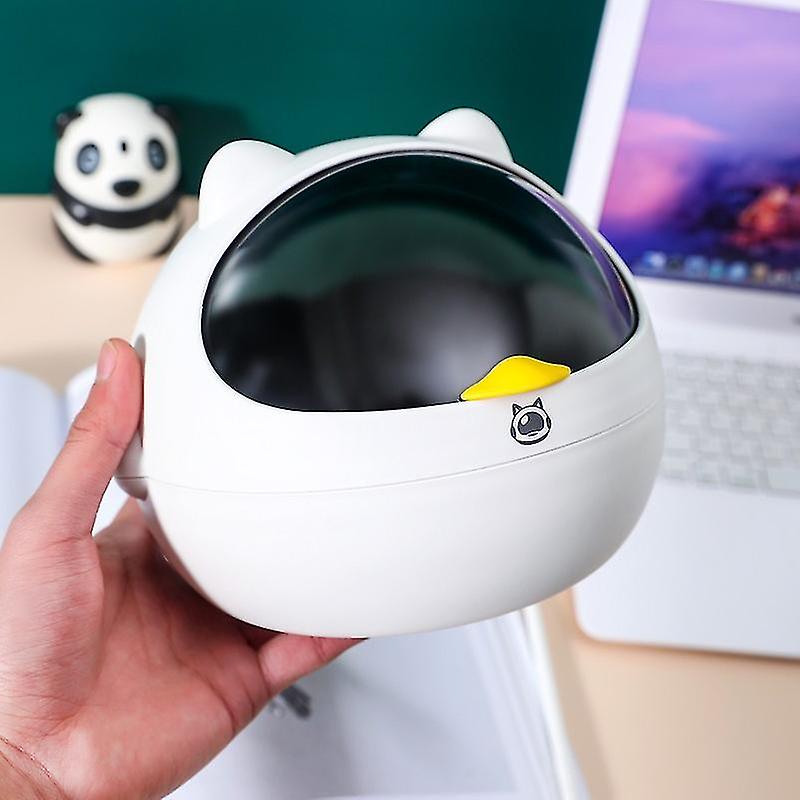 Desktop Trash Can Trash Can Small Cute Trash Can For Bedroom Mini ...