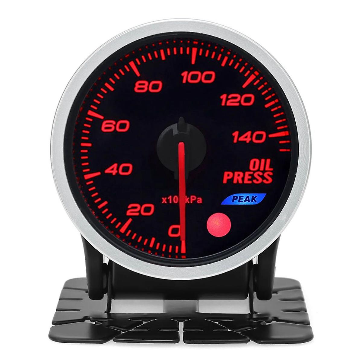7 Colors Backight 52mm Boost Gauge BAR Turbo Pressure Gauge Manometre ...
