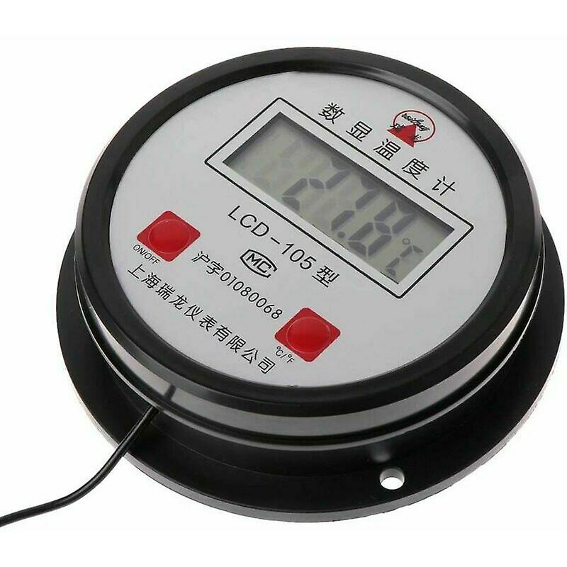 Industrial high temperature digital thermometer with 10 meter long ...