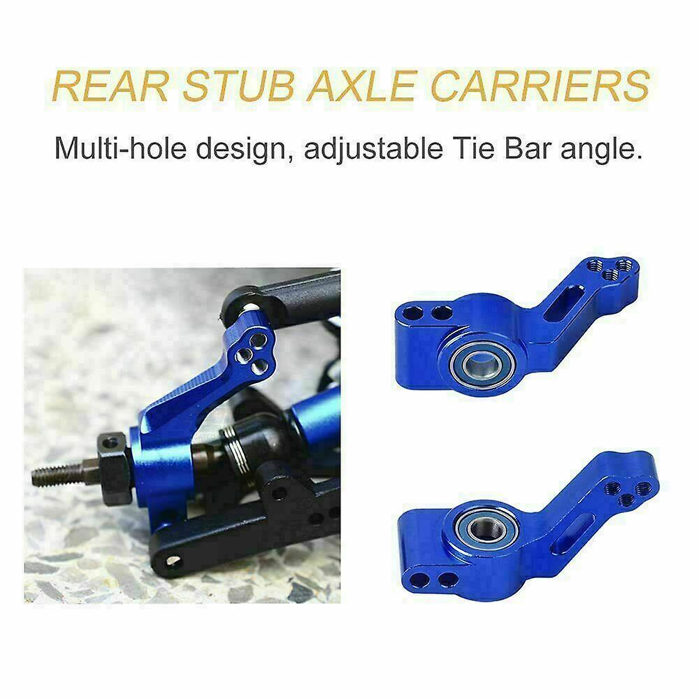 Front Caster Block Steering & Rear Stub Axle Carriers For 1/10 Traxxas ...