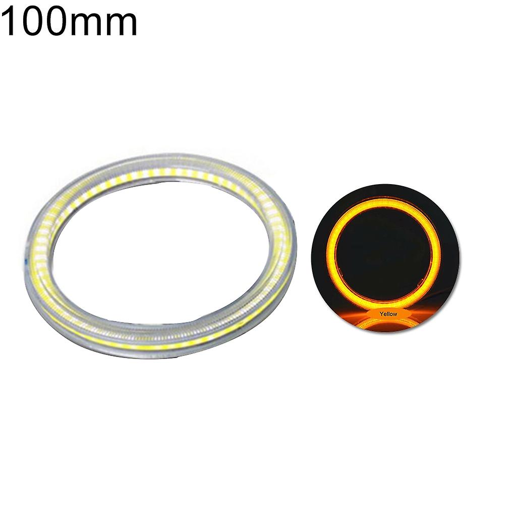 60mm-120mm Car Vehicle Universal COB Angel Eye LED Ring Light Headlight ...