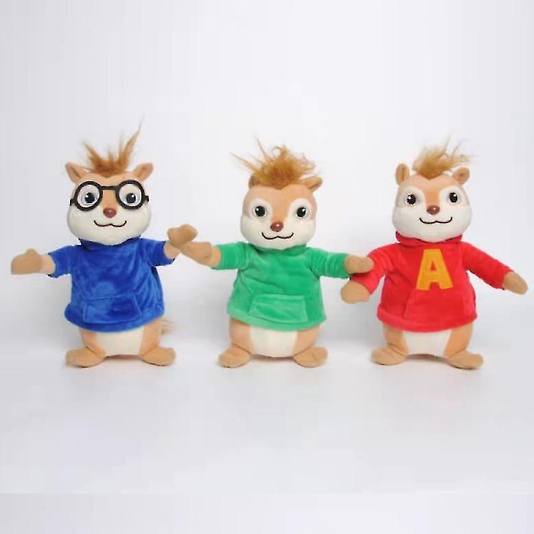 3pcs Alvin And The Chipmunks Plush Dolls Chipmunks Toys Kids Gift ...