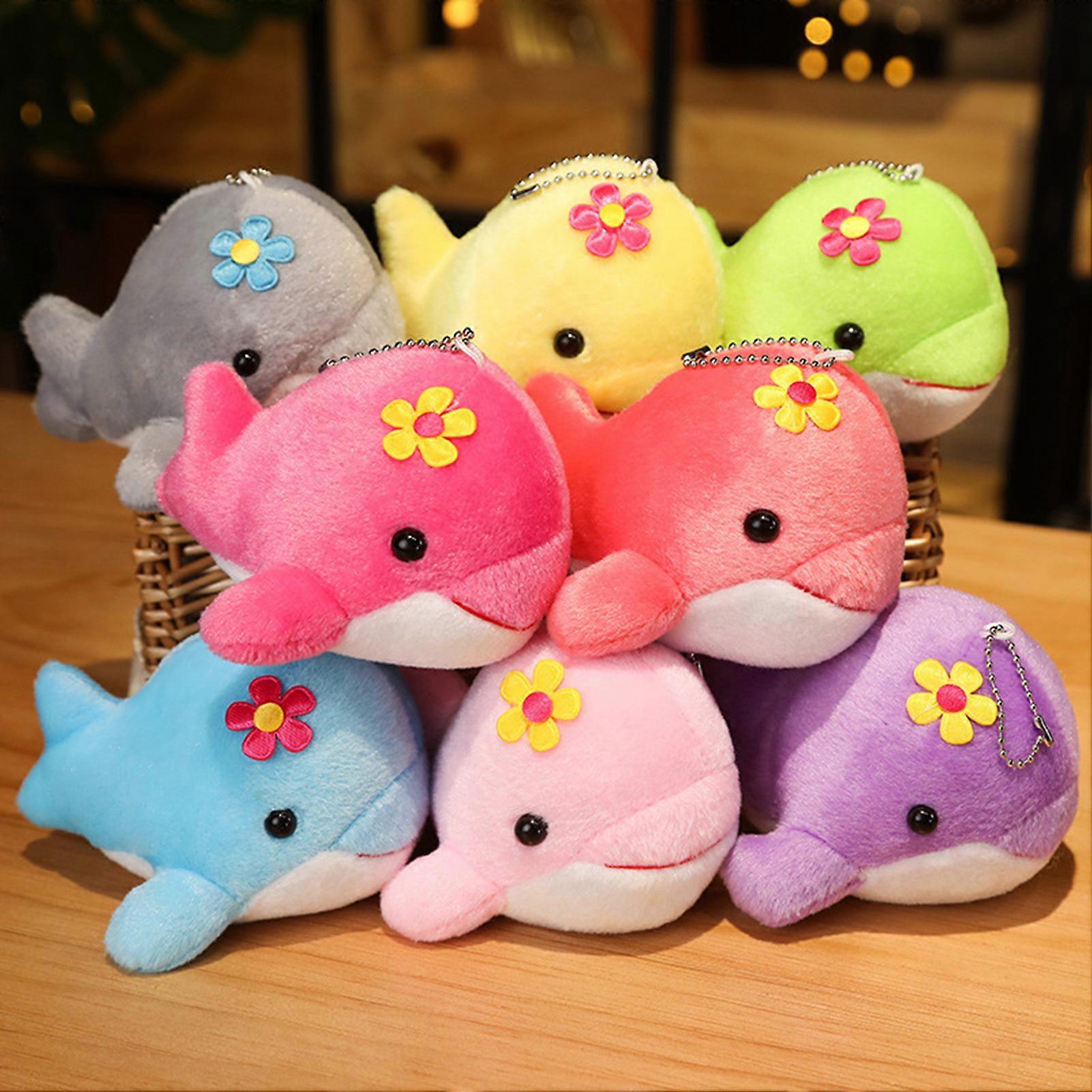 10cm Whale Plush Pendant PP Cotton Filling Cute Cartoon Animal Doll ...