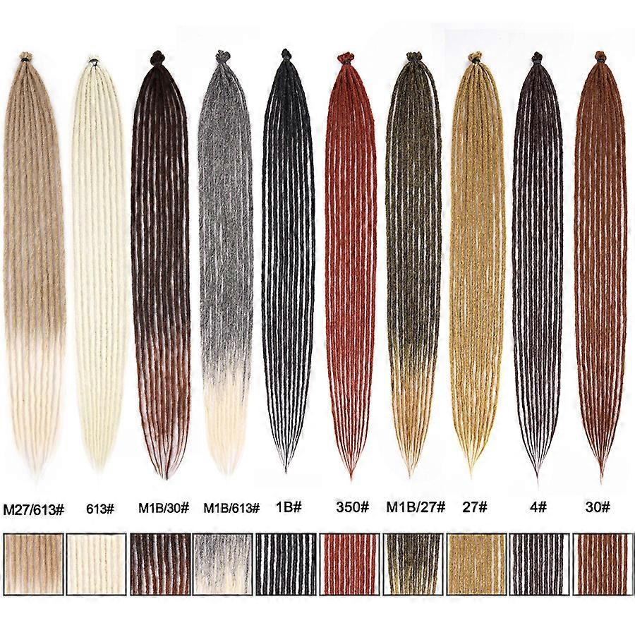 Reggae Dreadlocks Synthetic Braiding Hairpiece Soft Skin-friendly ...