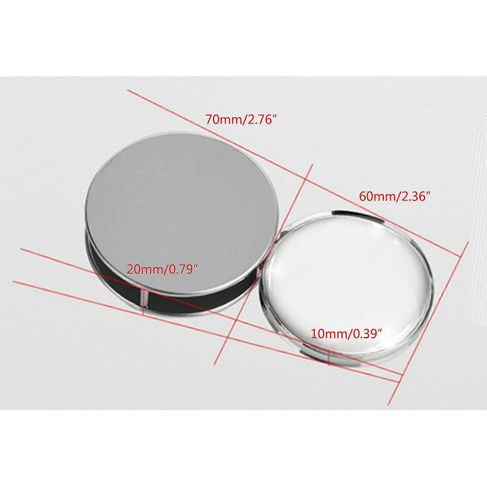 Round 20x Magnifying Glass Handheld Magnifier Loupe Lens For Reading ...