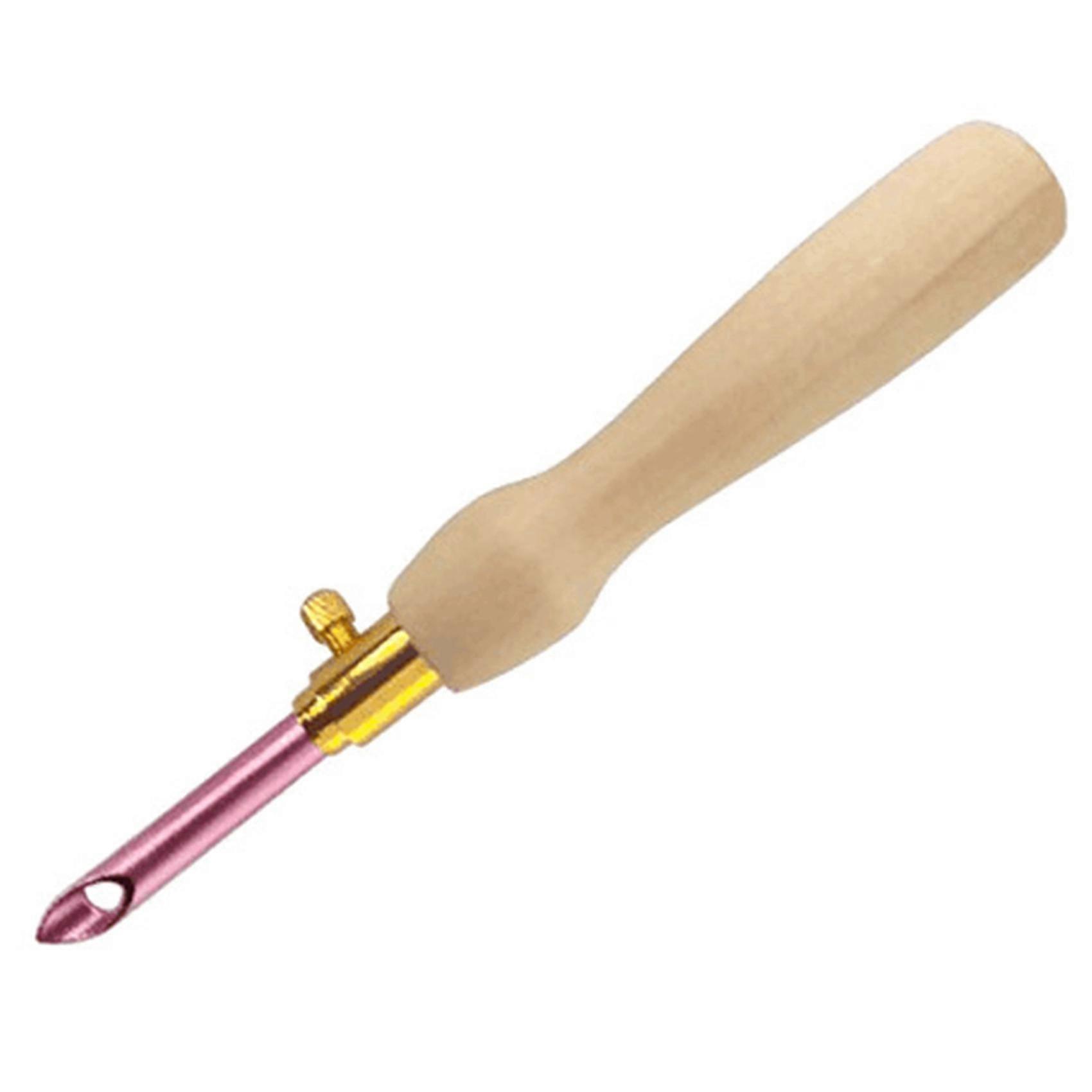 4PCS Punch Needle Embroidery Kit Wood Yarn Punch Needle Crochet ...