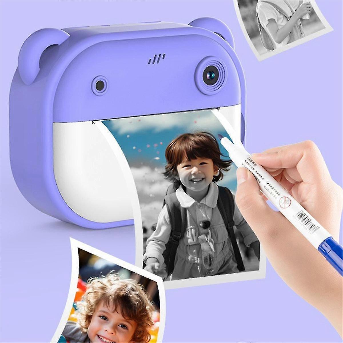 1080P Children Print Camera Dual Camera 240MP One-Touch Printable ...