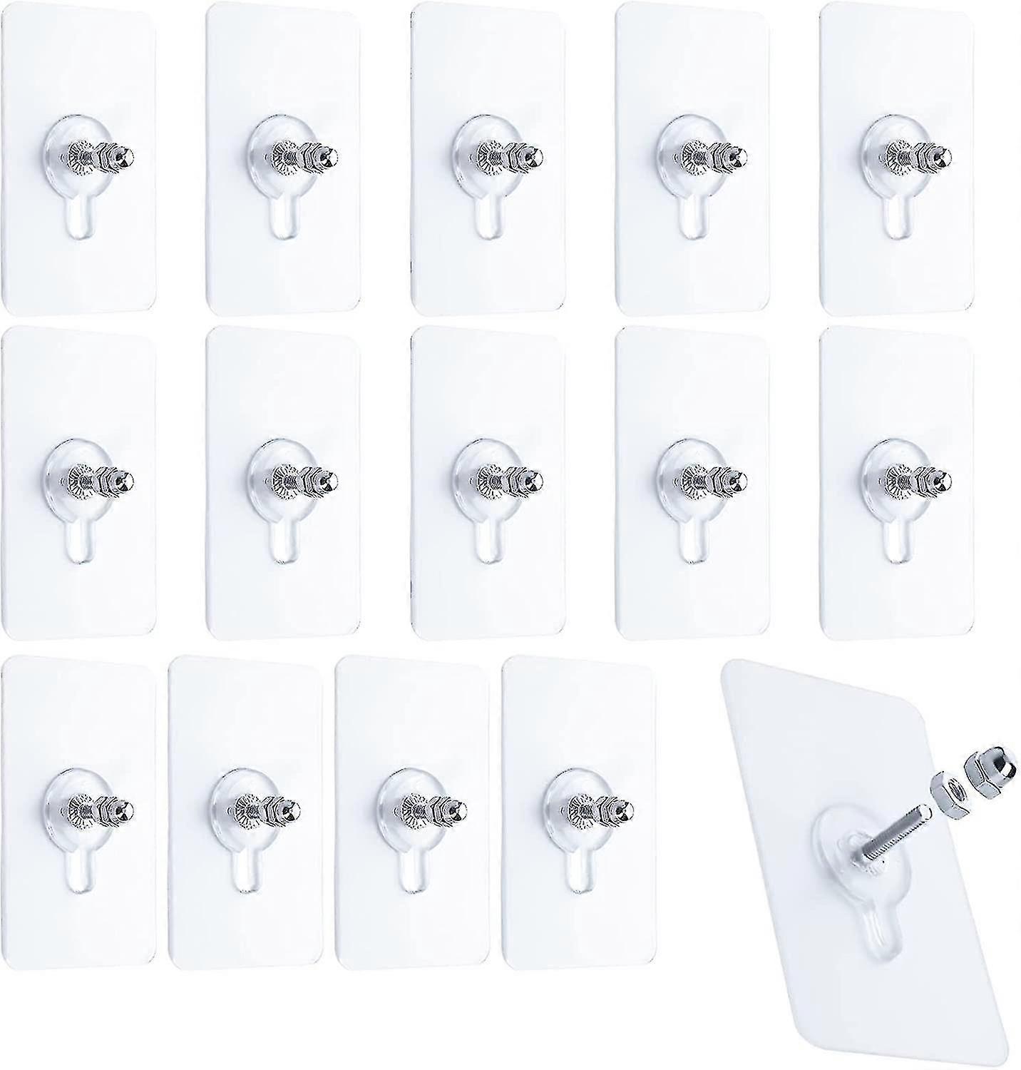 Adhesive Wall Screws Hanging Nails, No-drilling Waterproof Screw Free ...