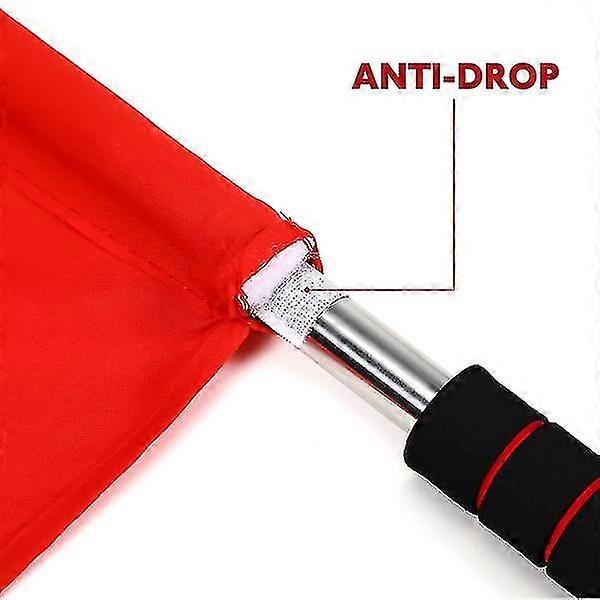 2 Pcs Referee Flags Command Flags Signal Flags Hand Waving Flags For Game Match Competition ...