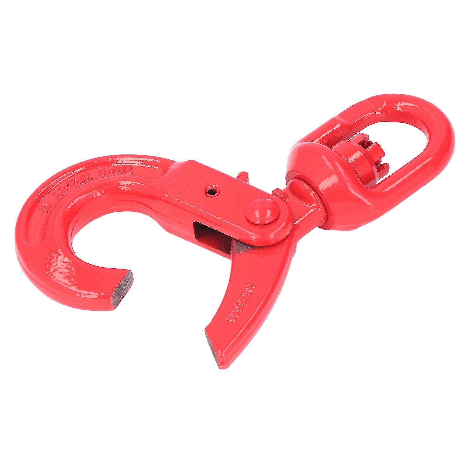 Crane Hook Painting G80 Forged Steel Self Locking Safety Rotating Hooks ...
