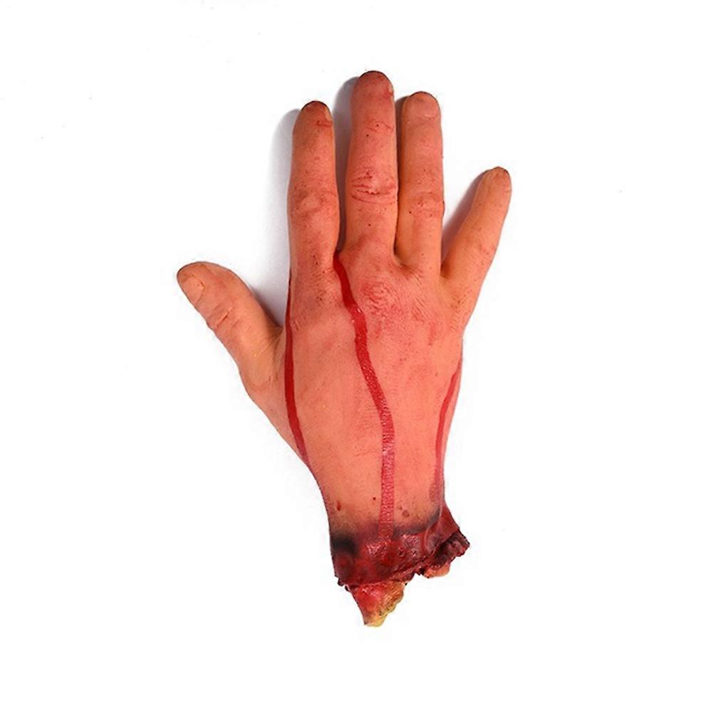 2X Bloody Horror Scary Halloween Prop Fake Severed Life Size Arm Hand ...