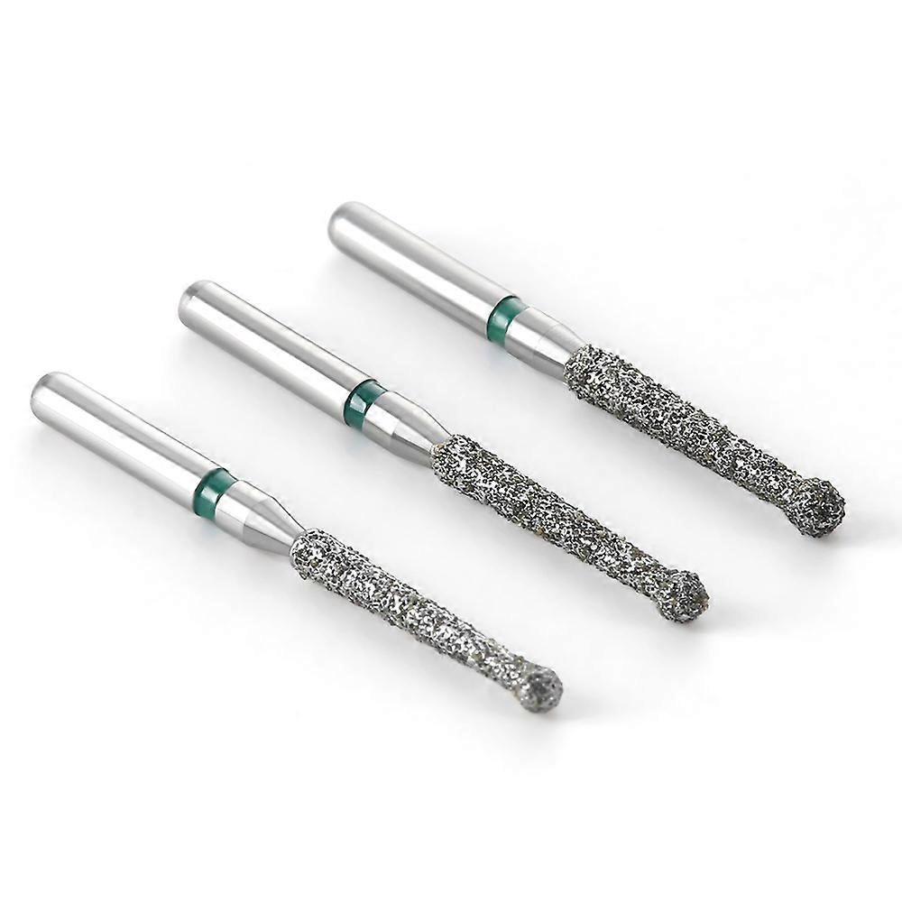 HaKeLai 5Pcs/pack Dental Diamond Endo Bur 21mm FG 1.6mm Head Diameter 1 ...