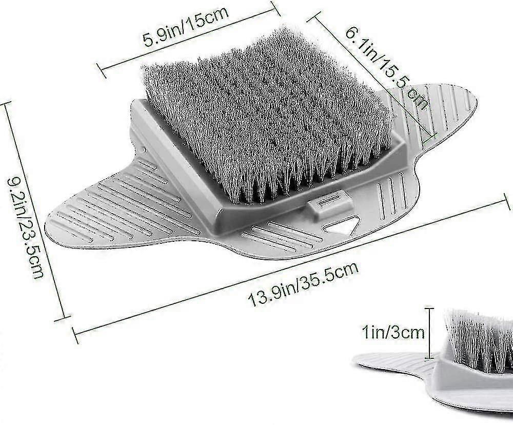 Foot Scrub Brush Foot Massager Massager Shower Brush With Non-slip ...