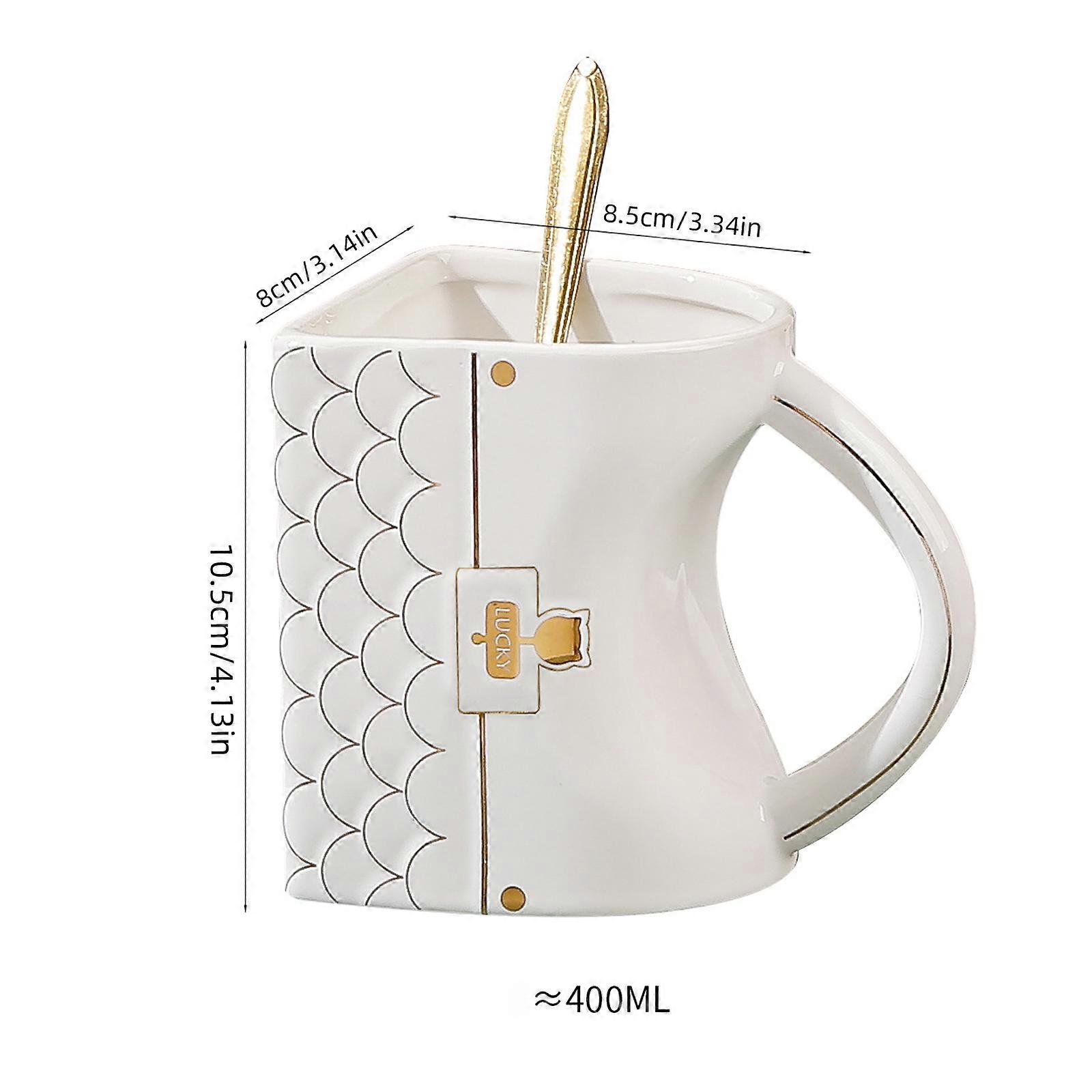 Ceramic Coffee Mug, High-grade Luxury Exquisite Cute Handbag Shaped Mug ...
