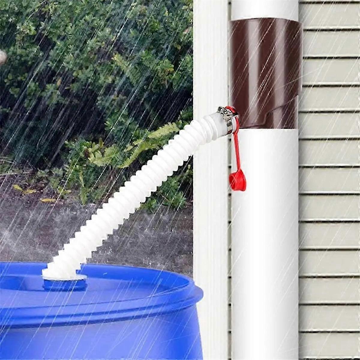 Rainwater Collection Kit Uv Resistant Weatherproof Rain Barrel Diverter ...