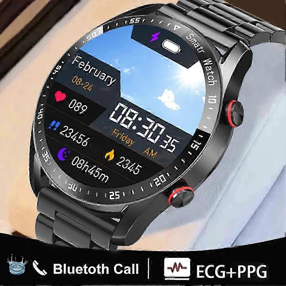 New ECG+PPG Smart Watch Men Bluetooth Call Smart Clock Sports Fitness Tracker Smartwatch For ...